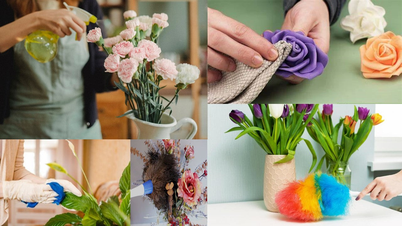 How to Clean and Maintain Artificial Flowers – WAYSAVING