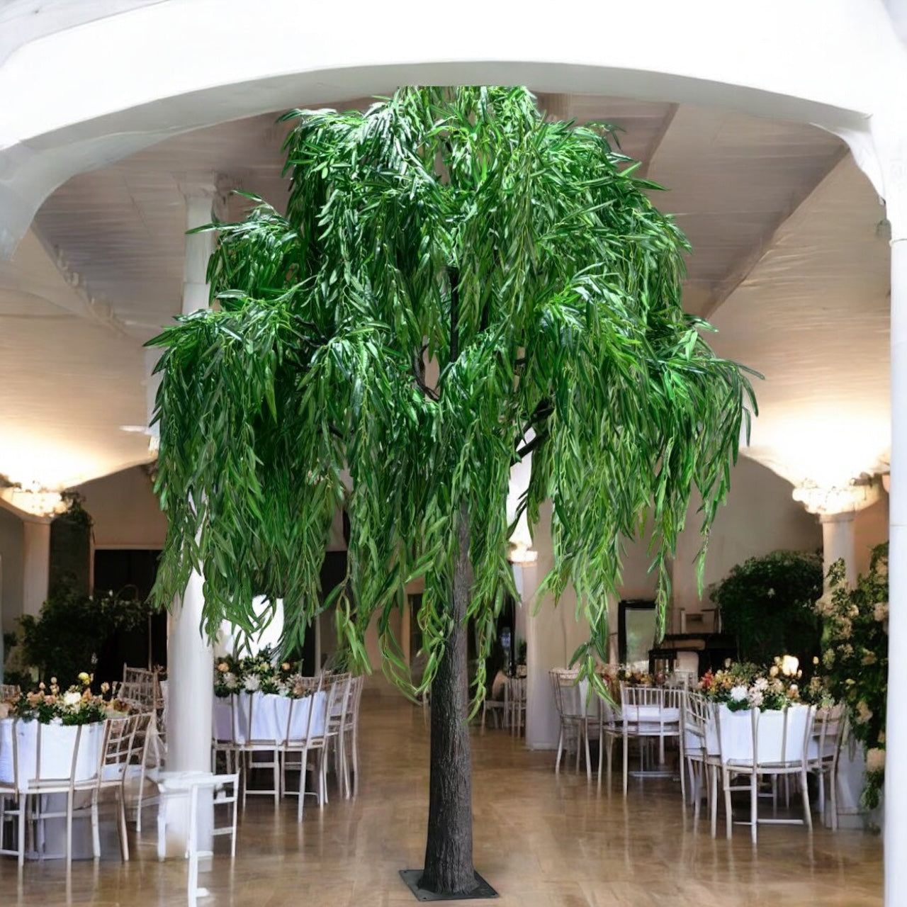 10ft Artificial Willow Tree Rental | Wedding & Event Decor – WAYSAVING